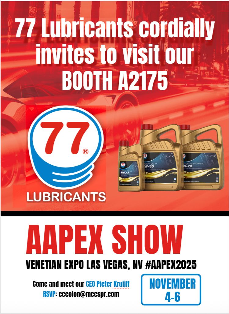 77 Lubricants · One of the Largest Independent Lubricating Oil Brands in Europe